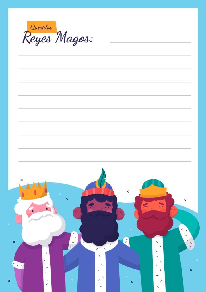 Cartas Reyes Magos para Imprimir 【 15 cartas en PDF