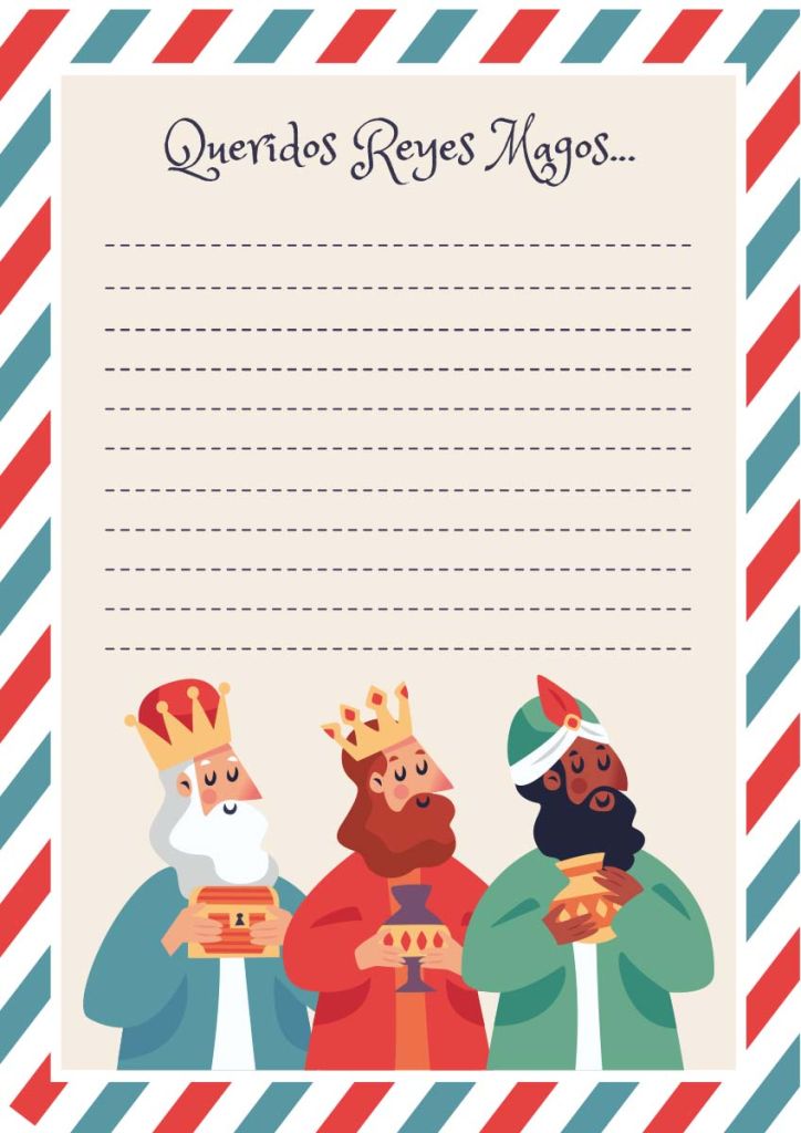 Cartas Reyes Magos para Imprimir 【 15 cartas en PDF